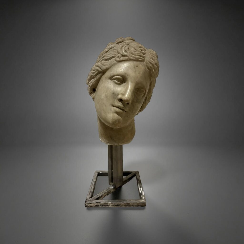 Grande Tête en Marbre de la Vénus de Médicis, Italie, XVIIe siècle ...